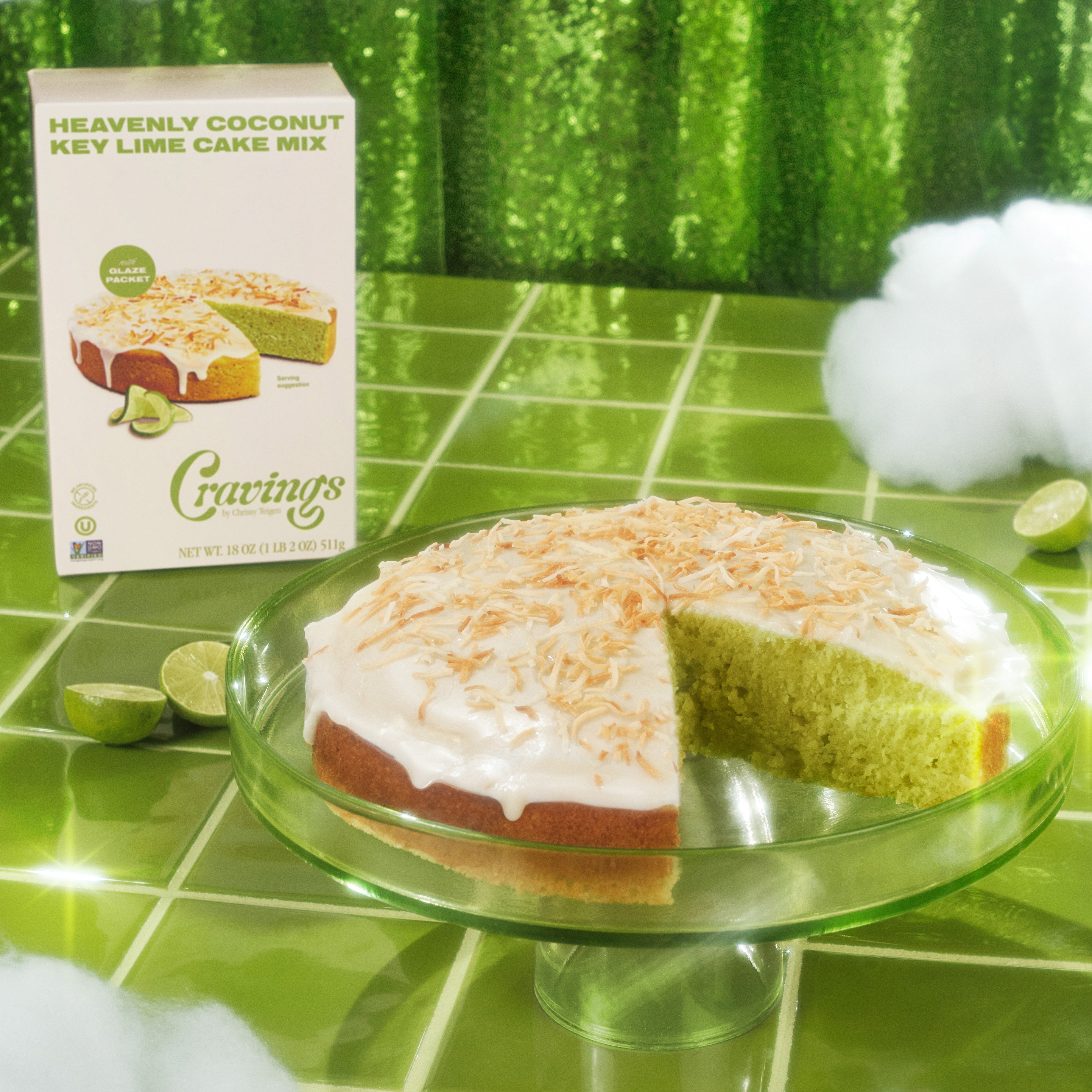 Heavenly Coconut Key Lime Cake Mix - 3 Pack | Cravings by Chrissy Teigen